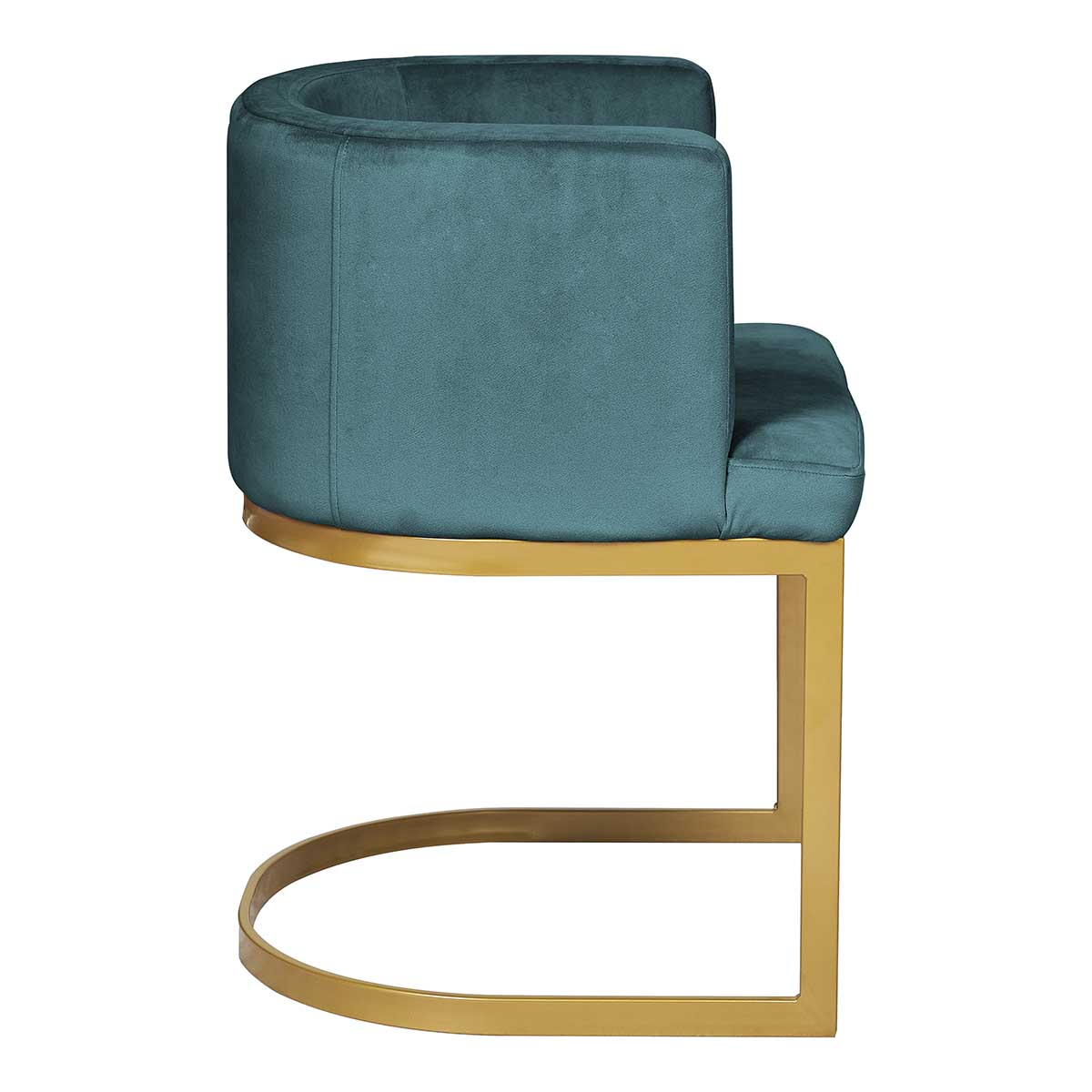 Silla butaca comedor terciopelo Manson-verde pavo real - Comprar butaca ...